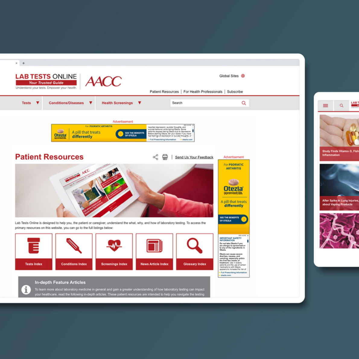 AACC Lab Tests Online - Earnest Media